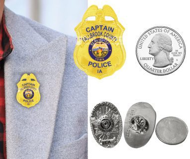 Custom Police Badges and Security Badges - Owl Badges
