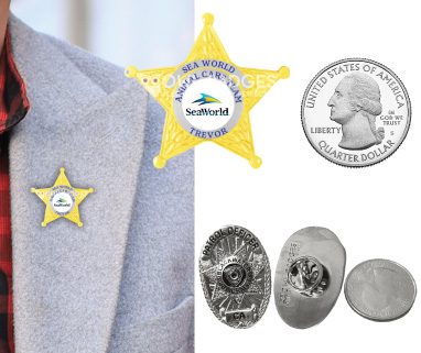 5 Pointed Star Badge Stripe – Owl Badges