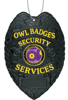 6 Point Star Air Freshener Badge - Owl Badges