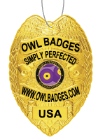 6 Point Star Air Freshener Badge - Owl Badges