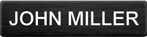 Metal Name Badges | Metal Name Tags With Logo - Owl Badges