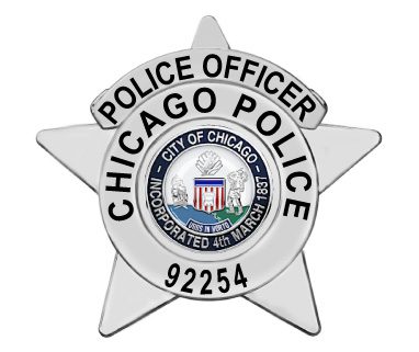 Chicago Police Badge Owl Badges