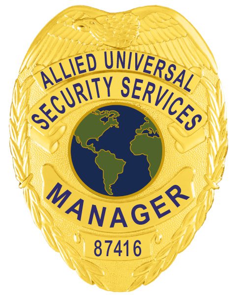 Allied Universal Badges | Owl Badges®