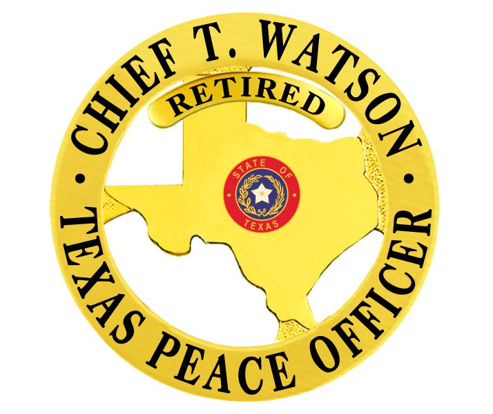 Texas Peace Officer Badge OFFICER Pelican Authentic Police Badge