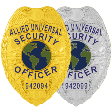 Allied Universal Badges | Order Online Now, Save 80%