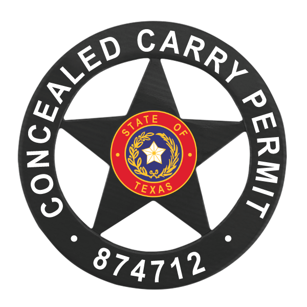 Concealed Carry Weapon Badge | Buy Now, Pay Later