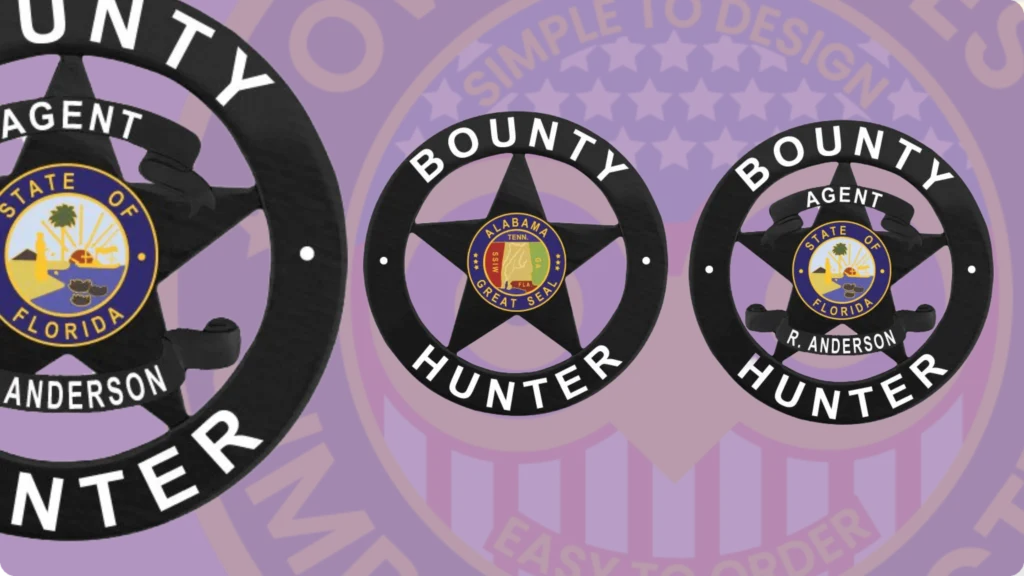 Buy Bounty Hunter Badges | Recovery Agent Badges, Save 70%