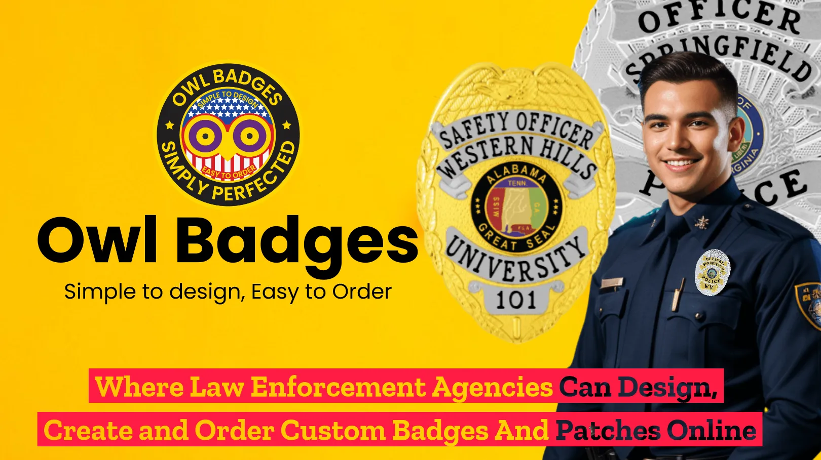 Buy Custom Security Officer Badges | Save Upto 70% Now