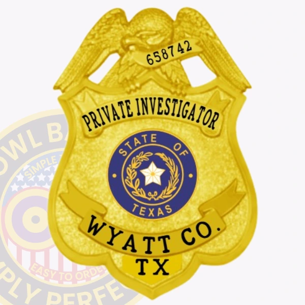 Buy Private Investigator Badges | Save 75% PI Badges