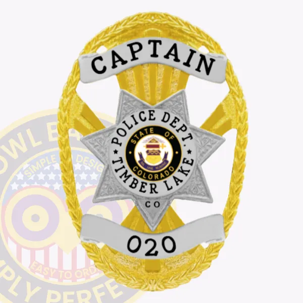 Customize Police Dept. Badges | No Set Up Fees | Design Now
