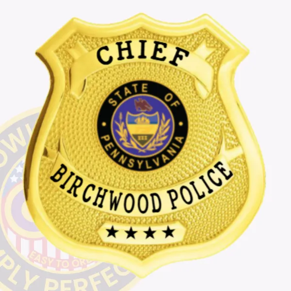 Design Custom Officer Badges - No Setup Fees Required