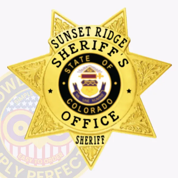 Buy Sheriff Badges | Custom Sheriff Star Badges Save 70%