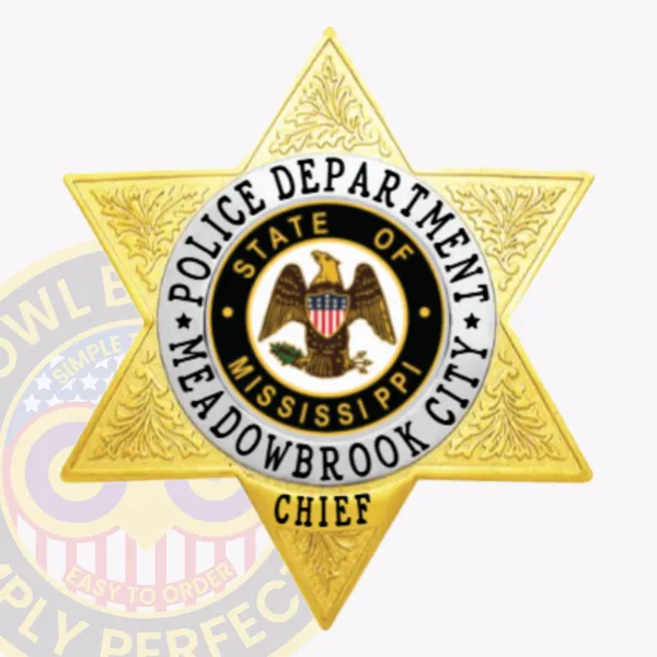 Customizable Police Man Badge | Purchase Orders Accepted