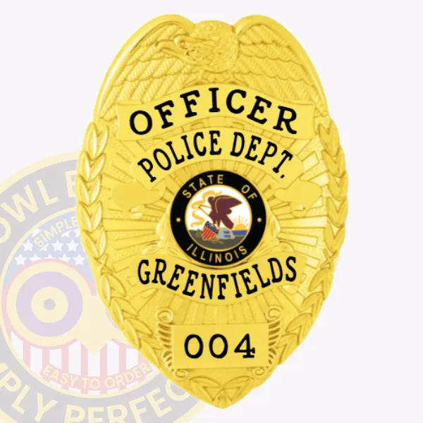 Design Personalized Officers Badges Online | Custom Made