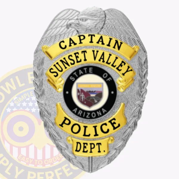 Custom Metal Police Badges With No Set Up Fees