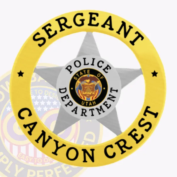 Custom Made Cop Badges | Design Badges Online Save Up To 70%