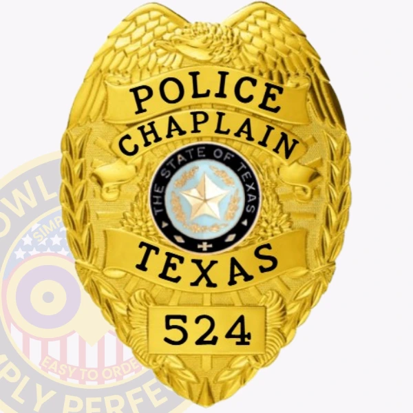Buy Chaplain Badges | Custom Police Chaplain Badges