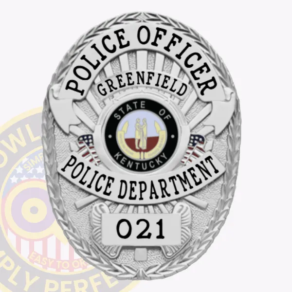 Personalize A Custom Officer Badge | Create Online Now