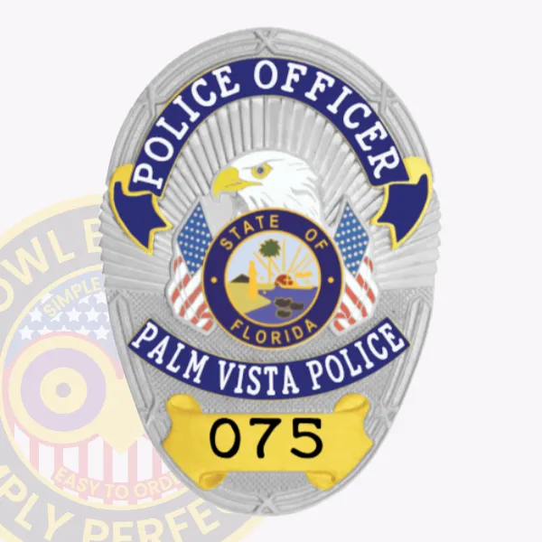 Custom Policeman Badge | Personalize Online In Minutes