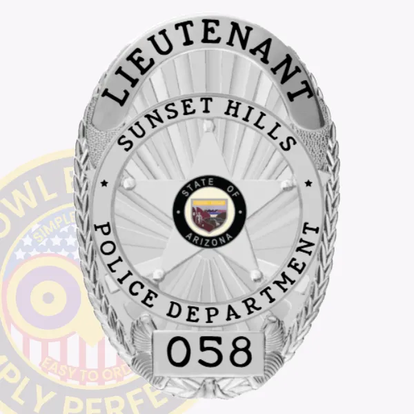 Custom Metal Badges For Officers | Design Online In Minutes