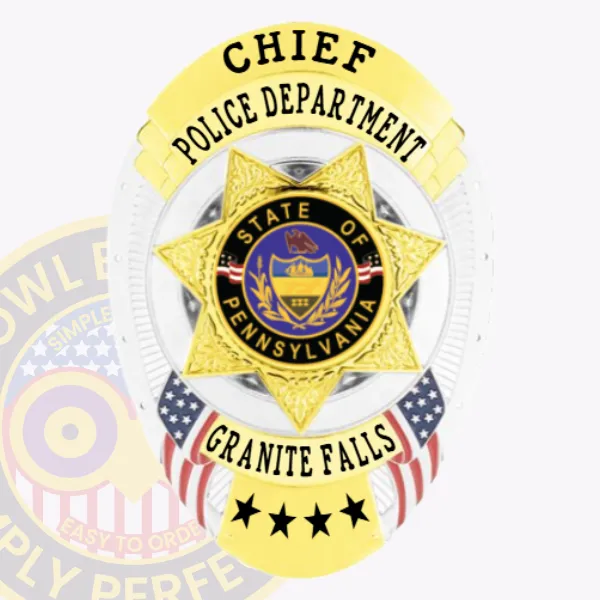 Order Custom Made Officers Badges | Personalize Online Now
