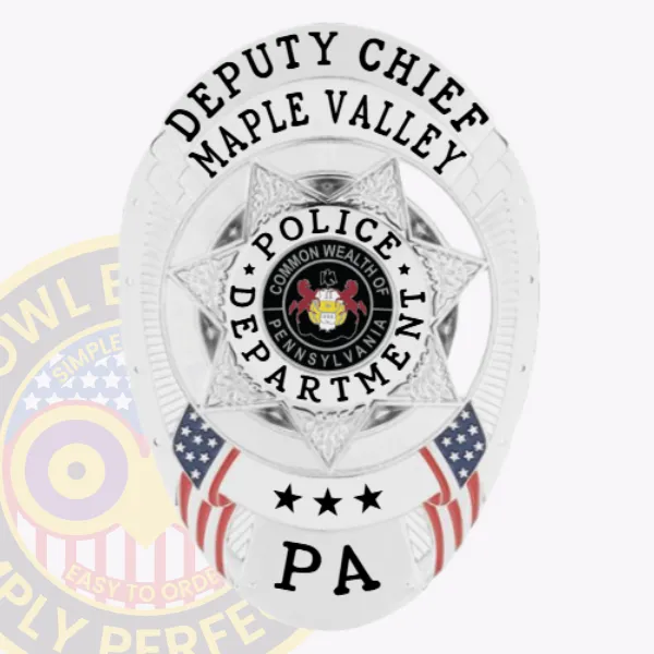 Custom Badges For Police | Design Online With No Fees