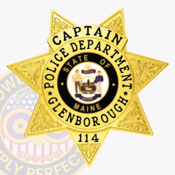 Custom Made Officers Badges | Personalize To Your Department