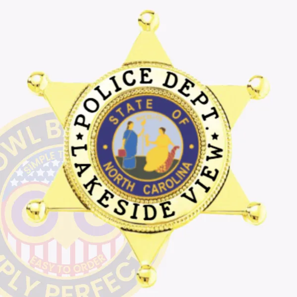Custom Police Man Badge | Design Yours Online In Minutes