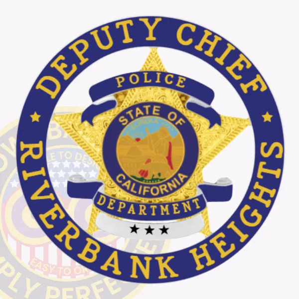 Customizable Police Department Badges | No Set Up Fees