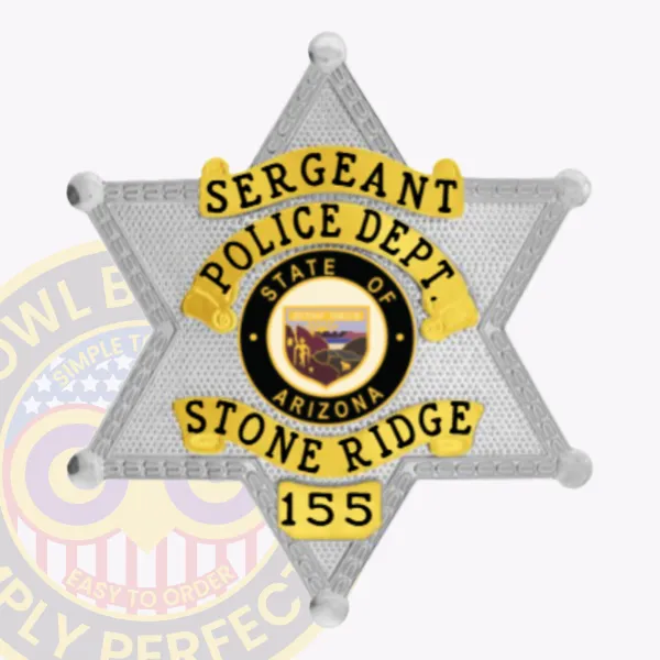 Create A Custom Made Police Man Badge | Personalize Today