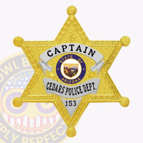 High-Quality Custom Metal Police Badges | No Mold Fees