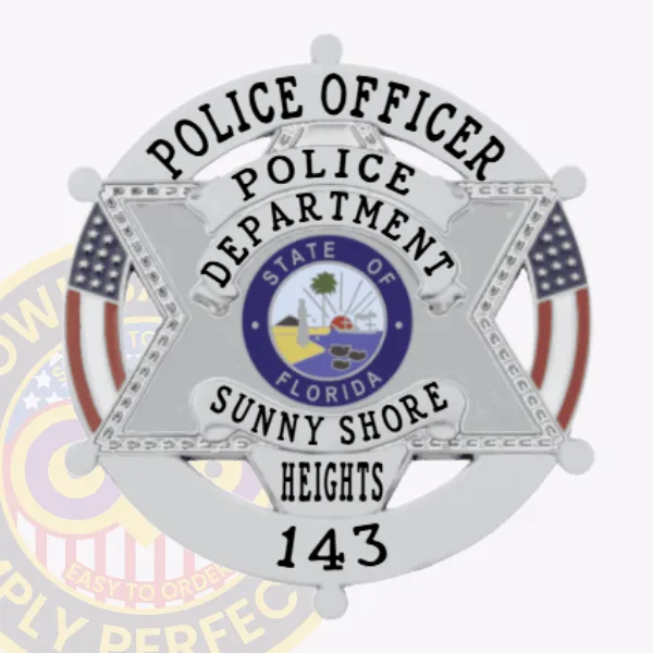 Design A Custom Metal Badge For Police | Create Online Now