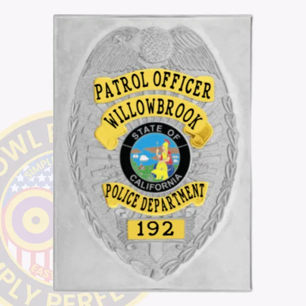 High Quality Metal Police Badge | Create Online In Minutes