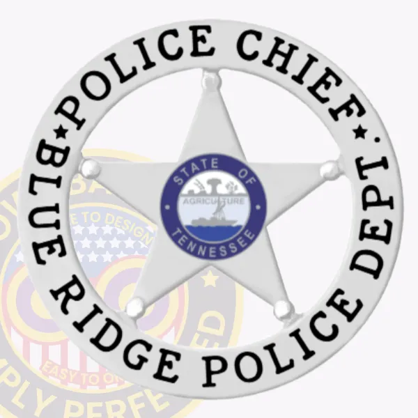 Design A Customizable Cop Badge | No Set Up Or Mold Fees