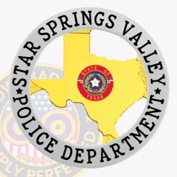 Custom Metal Policeman Badge | Design With No Set Up Fees