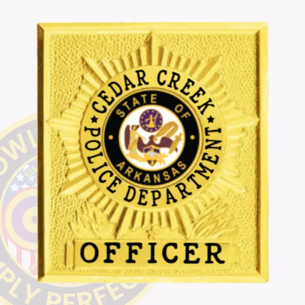 Custom Made Officers Badge | Create And Save Online Now