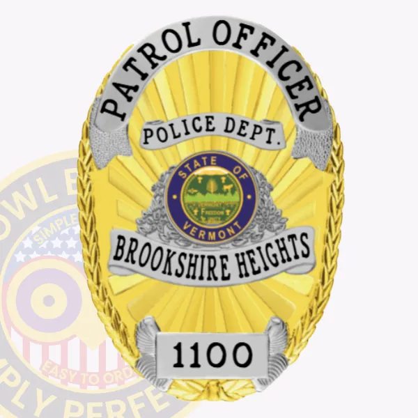 Personalize A Custom Officer Badge | Create Online Now