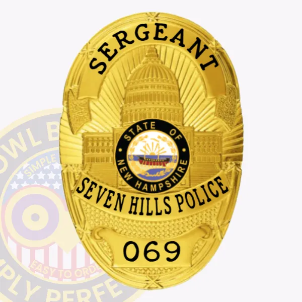 Personalize A Custom Police Men Badge | Create Online Now