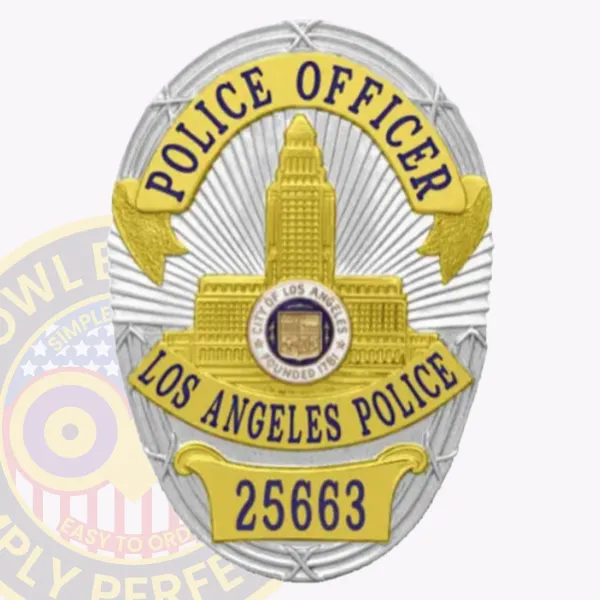 LAPD Los Angeles Police Badge | Save 80%, Custom Badges