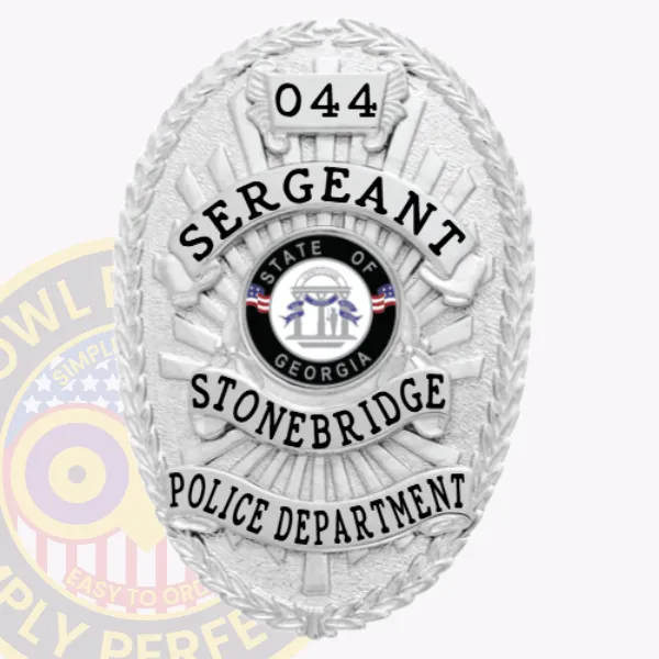 Design A Custom Made Police Dept. Badge | No Set Up Fees