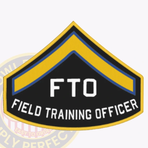 Police Rank Chevron FTO Field Training Officer | Save 80%