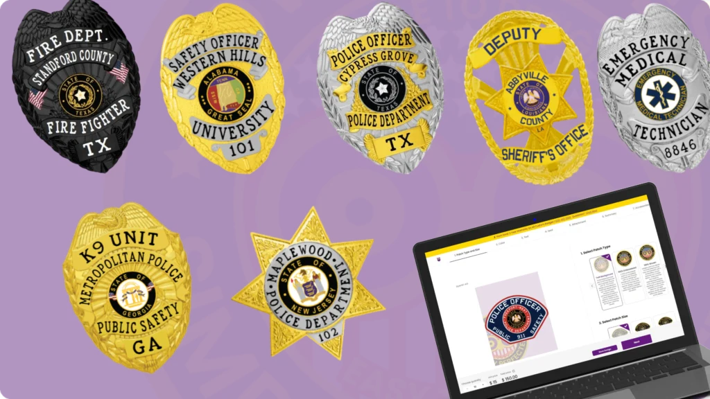 Custom Police Badge Design & Ordering | Badge Designer