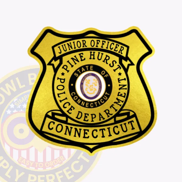 Police Sticker Badges | Owl Badges®
