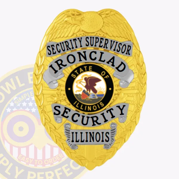 Customizable Metal Security Supervisor Badge | Up To 70% Off
