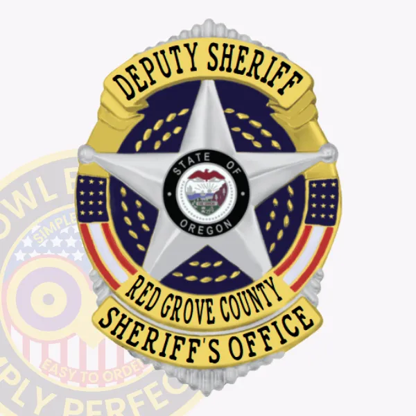 Customizable Deputy Sheriff Badges | No Set Up Or Mold Fees