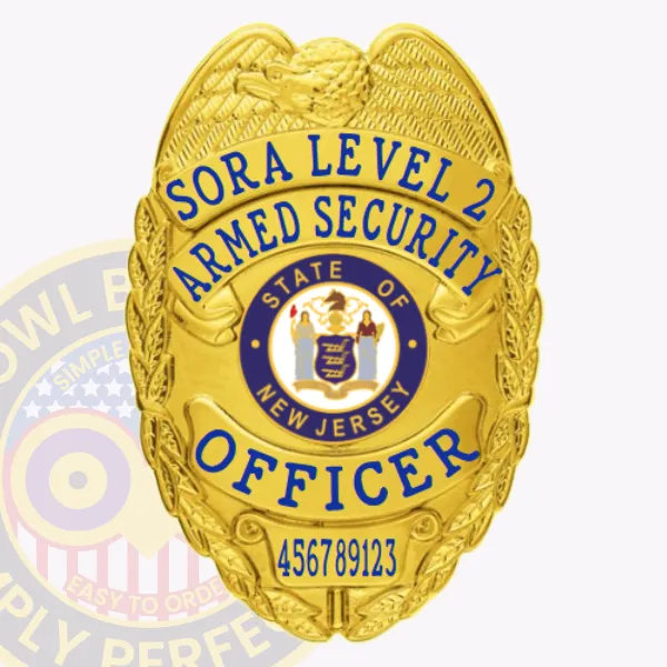 SORA Level 2 Armed Security Officer Badge | No Set Up Fees